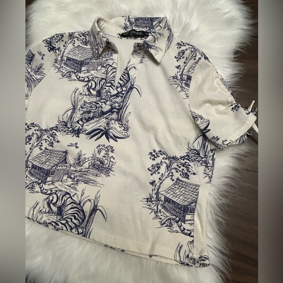 Finesse | Tops | Finesse Dawn Tiger Print Top Y2k 9s Style | Poshmark